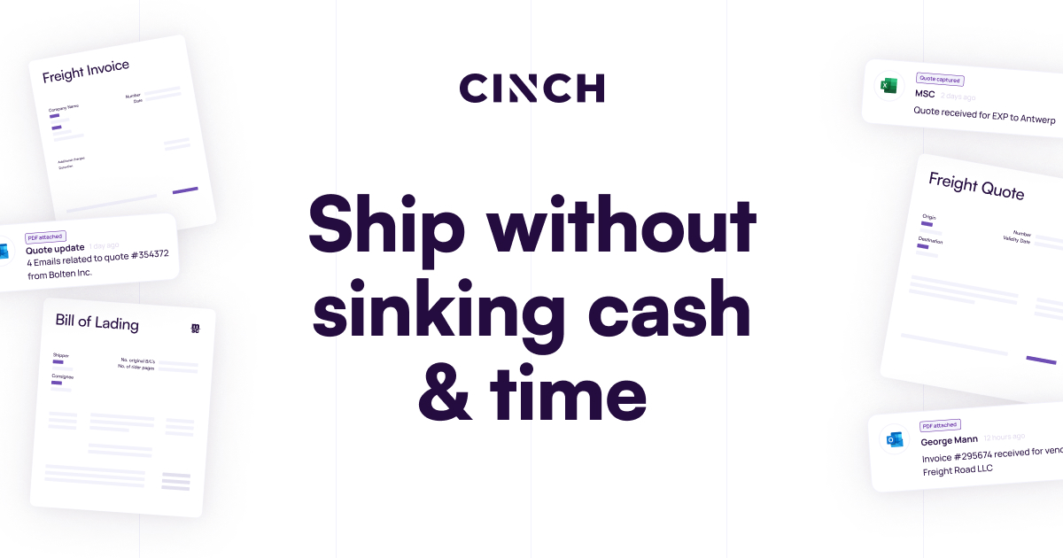 Cinch: Real-time Logistics Cost Control for Savings & Efficiency